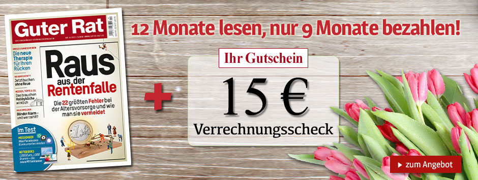 Guter Rat | Der offizielle Aboshop | bis 20 € Prämie sichern!